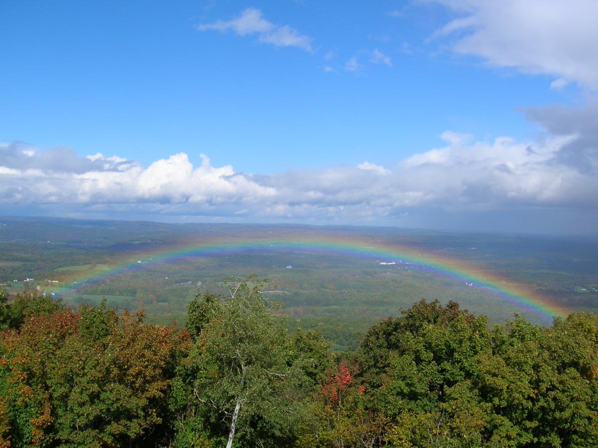 Ny Point Lookout New York Observation Tower East Windham Mountains